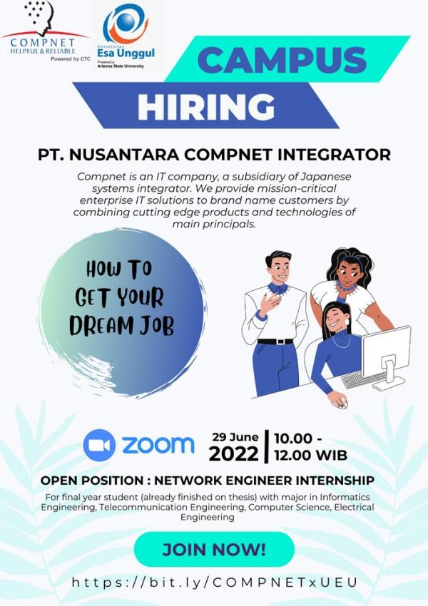 PT Nusantara Compnet Integrator - Universitas Esa Unggul PT Nusantara Compnet Integrator - Universitas Esa Unggul